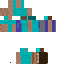 steve horizontal | Minecraft Skin