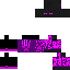 Cool Purple Enderman number tow | Minecraft Skin