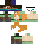 alex cargando a steve | Minecraft Skin