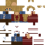 Cold Shoulder cropped with high waisted jeans | Minecraft Skin