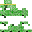 creeper with crown | Minecraft Skin