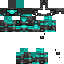 Black and Blue Halo skin | Minecraft Skin