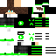 ragazzo youtuber verde | Minecraft Skin