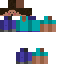 Simple Surprised Steve | Minecraft Skin