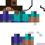 Steve with eyepatch and gloves | Minecraft Skin
