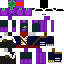eggplant lmanberg with outer layer outfit | Minecraft Skin