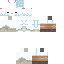 Xisumavoid axolotl skin - white/blue | Minecraft Skin