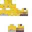 Xisumavoid axolotl skin - yellow | Minecraft Skin