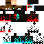 Blue and Red Gamer boy | Minecraft Skin