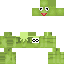 Omnipotent Kermit (Infinity Symbol on back) | Minecraft Skin