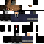 Half Robot -Half human with costume on. | Minecraft Skin