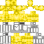 Yellow Colorless Guard Without a helmet | Minecraft Skin