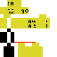 Yellow Derp face with messages | Minecraft Skin
