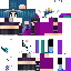Itsfunneh/w Lunar with gaming shirt | Minecraft Skin