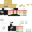 Pride boy with fringe | Minecraft Skin