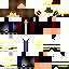Yellow Lightning Gamer | Minecraft Skin