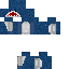 dark blue shark | Minecraft Skin