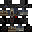 Khajiit in Daedric armor | Minecraft Skin