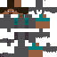 bare bones steve in netheritgh armor | Minecraft Skin