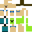 ful gubbe med en creaper trja | Minecraft Skin
