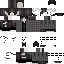 me but demon and monotone | Minecraft Skin