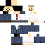 quackity in a suit with a scar | Minecraft Skin
