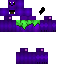 Finished Purple PixelDip Reskin with Black hair | Minecraft Skin