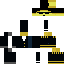 TDS Commander but it has Black Suit | Minecraft Skin