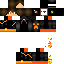 Fire gamer in winter | Minecraft Skin