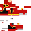 red super megaforce ranger | Minecraft Skin