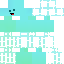 Derpy light blue slime | Minecraft Skin