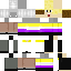 Updated non binary pride | Minecraft Skin