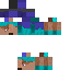 Upside down Steve we wearing a bald wigs | Minecraft Skin