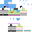scenemo girl - flat color | Minecraft Skin