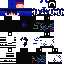Blue PvP God v2 Menacing | Minecraft Skin