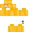 Flushed face emoji but with a flower and auto-toned | Minecraft Skin