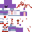 purple guy komaru infected | Minecraft Skin