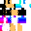 skindex logo half rainbow | Minecraft Skin