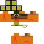 man holding block | Minecraft Skin