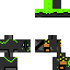 Toxic gunner tds (with gun on back) | Minecraft Skin