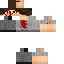 Blood Splatter Bodyguard | Minecraft Skin