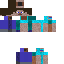 sideways facing steve | Minecraft Skin