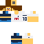 Tottenham Hotspur F.C. 2021-22 Home Kit | Minecraft Skin