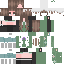 winter girl with a cancer band to support cancer | Minecraft Skin