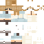 Nihachu skin white outfit | Minecraft Skin