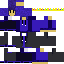 blue hoodie crown + suit | Minecraft Skin