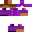 Simplistic Amethyst Armour Design | Minecraft Skin
