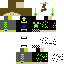 green neon gamer boy (special dfeects) | Minecraft Skin