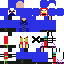 free fire red criminal bundle | Minecraft Skin