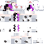 Purple Split Dye Cowgirl | Minecraft Skin